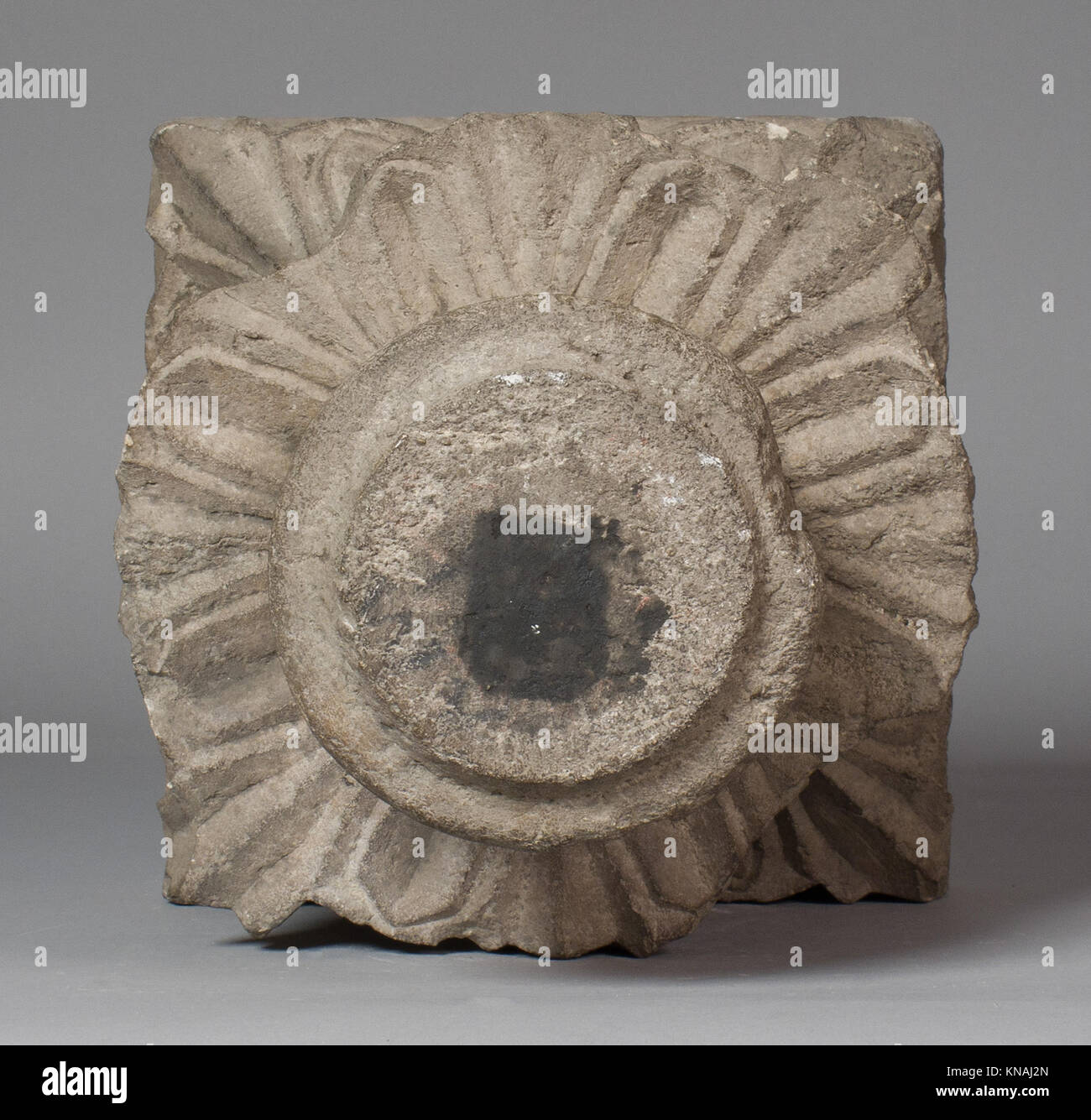 This capital from a column is an example of Roman architectural style ...
