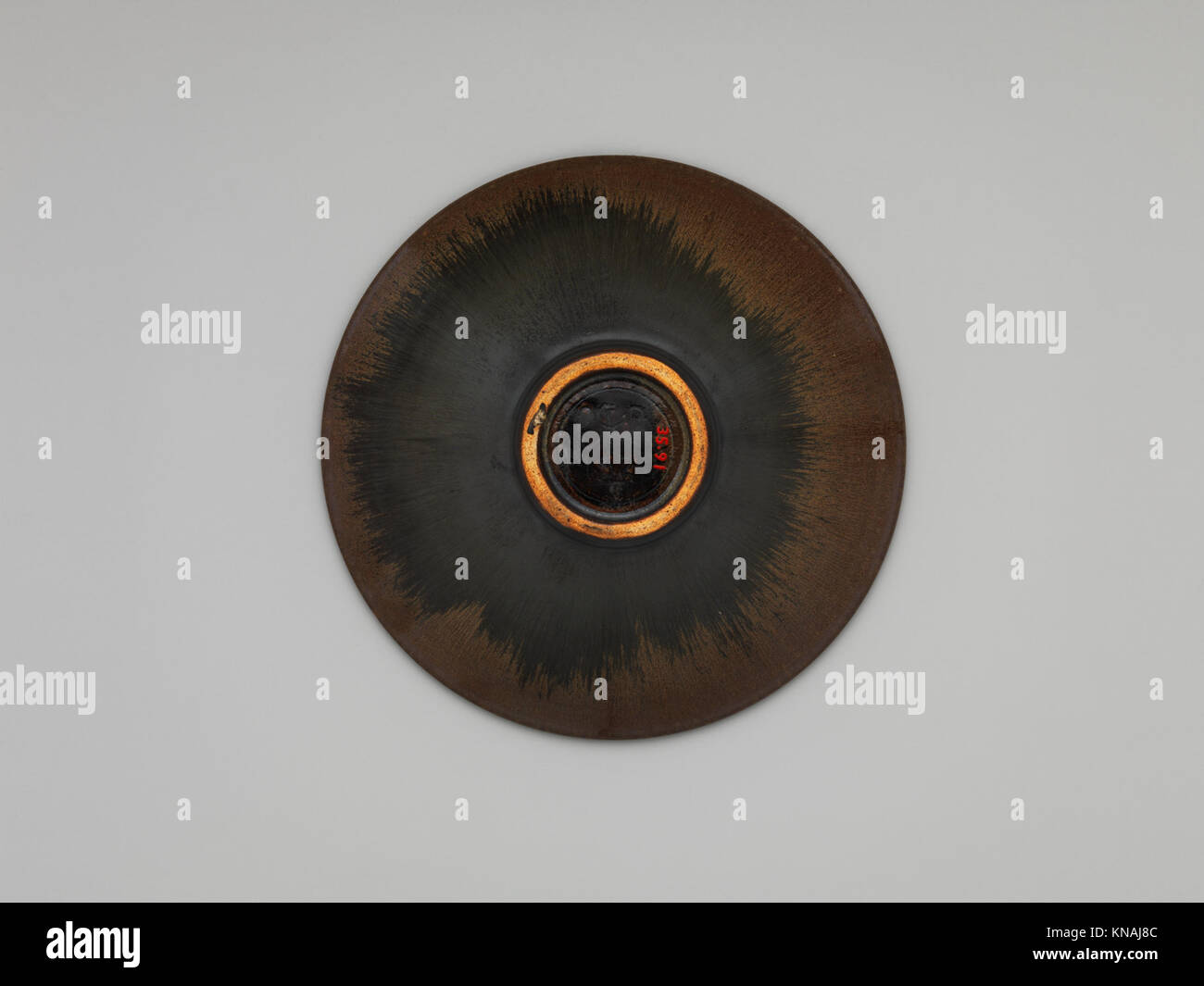 This bowl, featuring a hare's-fur glaze, is a fine example of ceramic ...