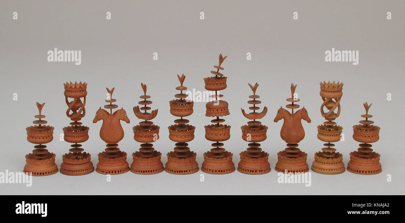 This set of 32 chessmen and their box is an example of fine ...