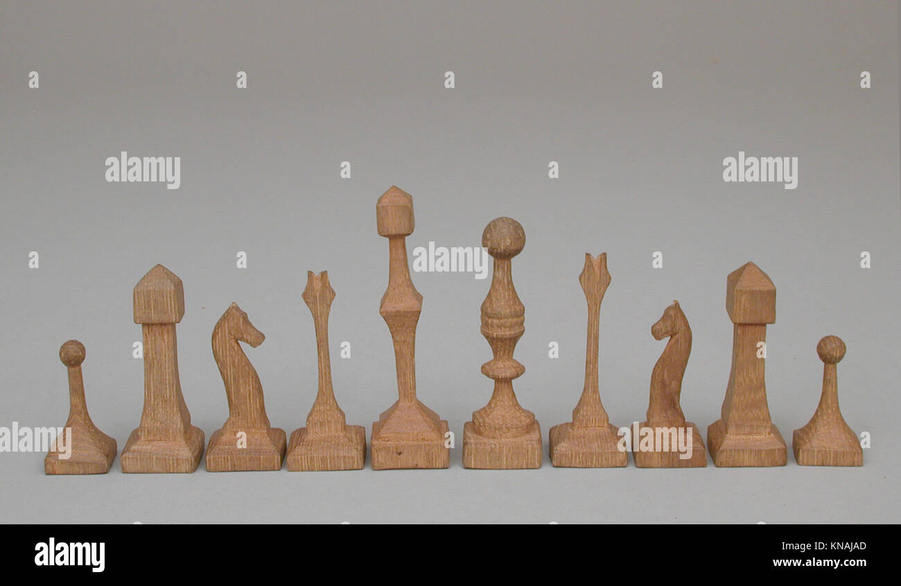 This set of 30 chessmen and its box demonstrates historical ...