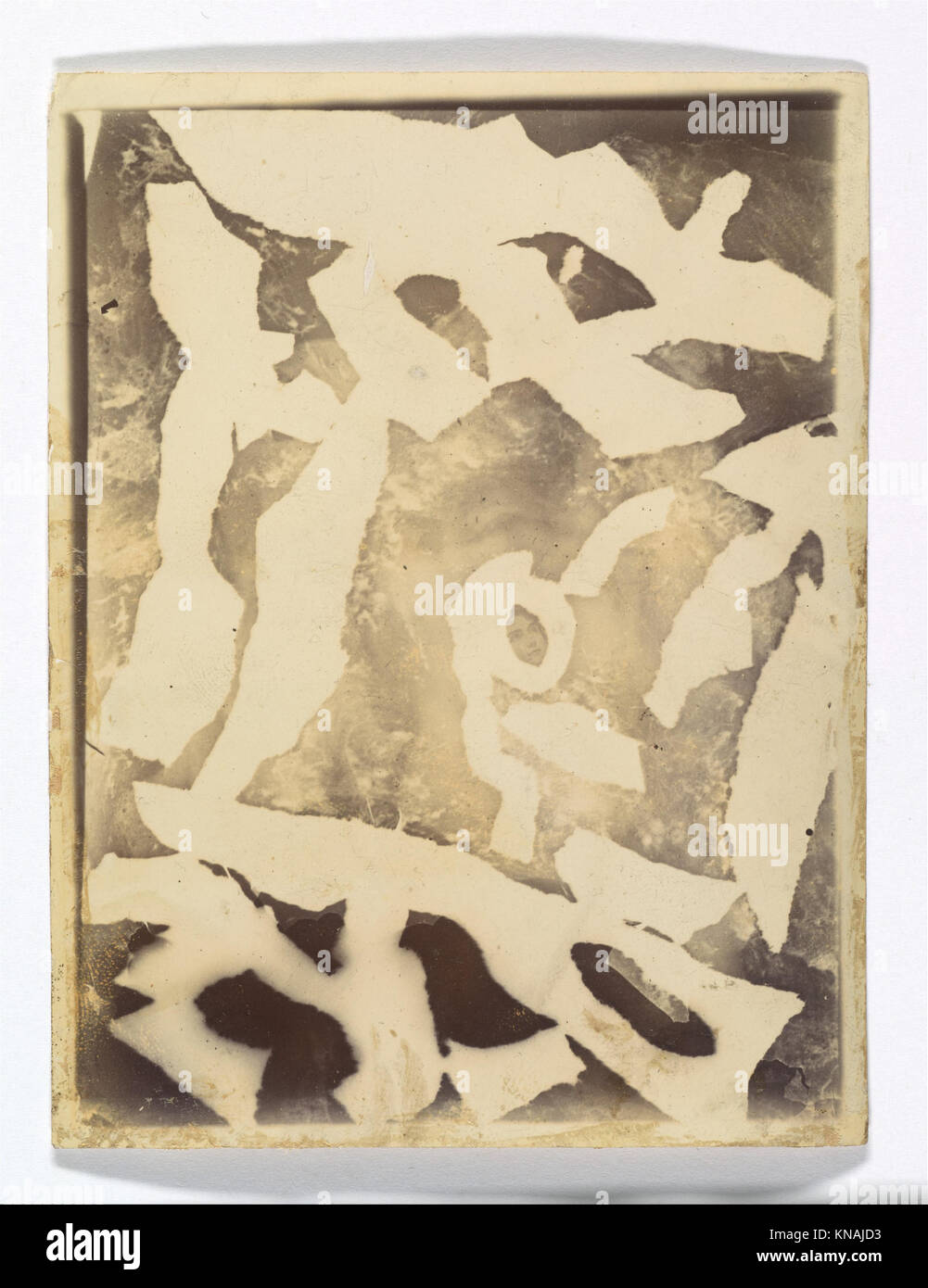 This group of seven thoughtographs, or psychic photographs, represents ...