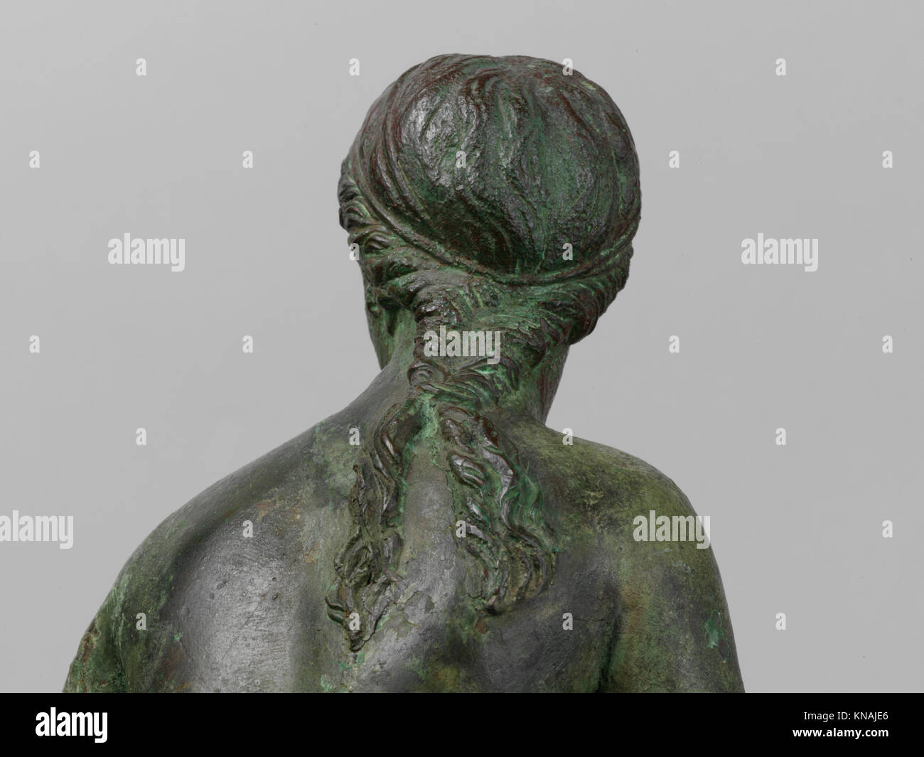This bronze statuette of Aphrodite, the ancient Greek goddess of love ...