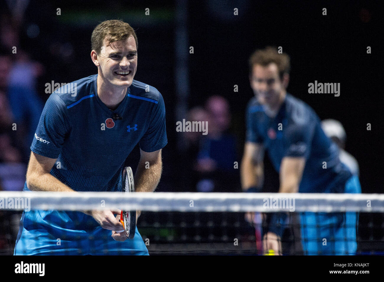 Scottish Tennis player Andy Murray plays doubles as part of 'Andy ...