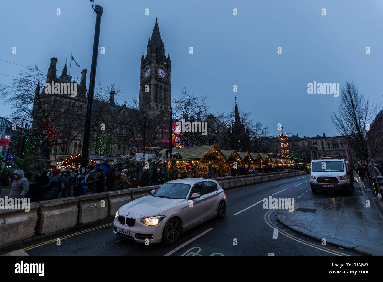 Shoppers And Revellers At Manchester Christmas Markets Around The City ...