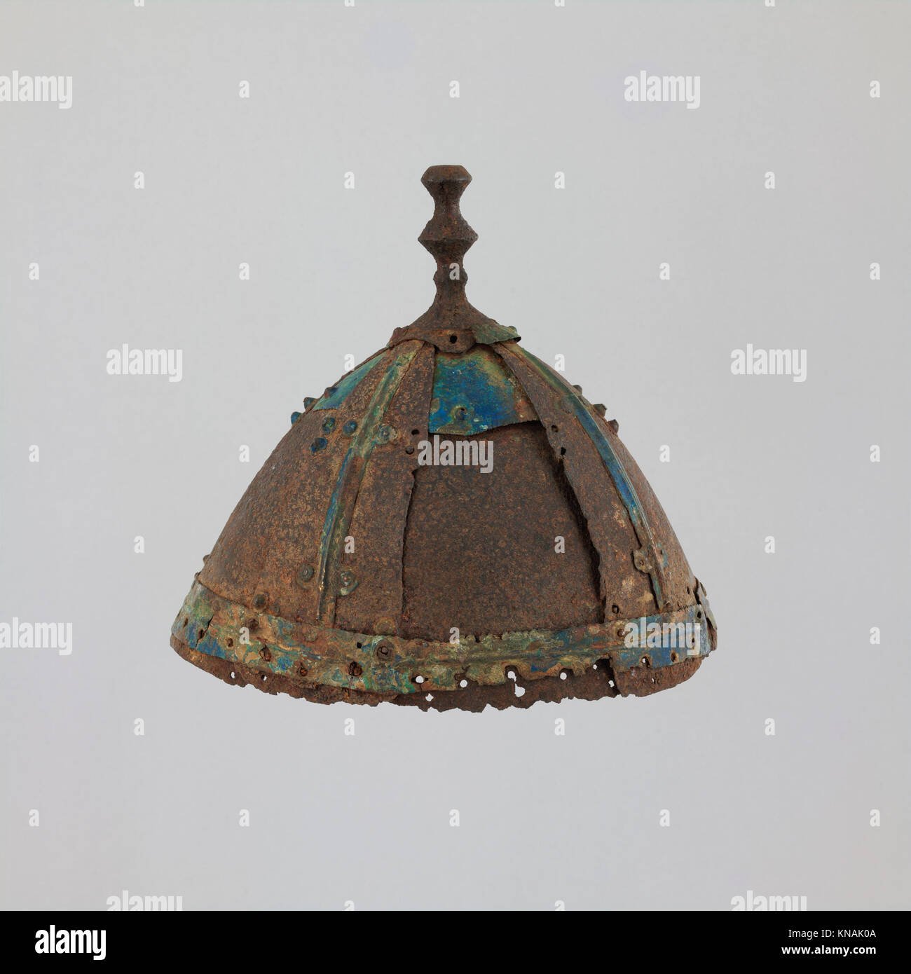 This Eight-Plate Helmet is a historical piece of protective armor ...