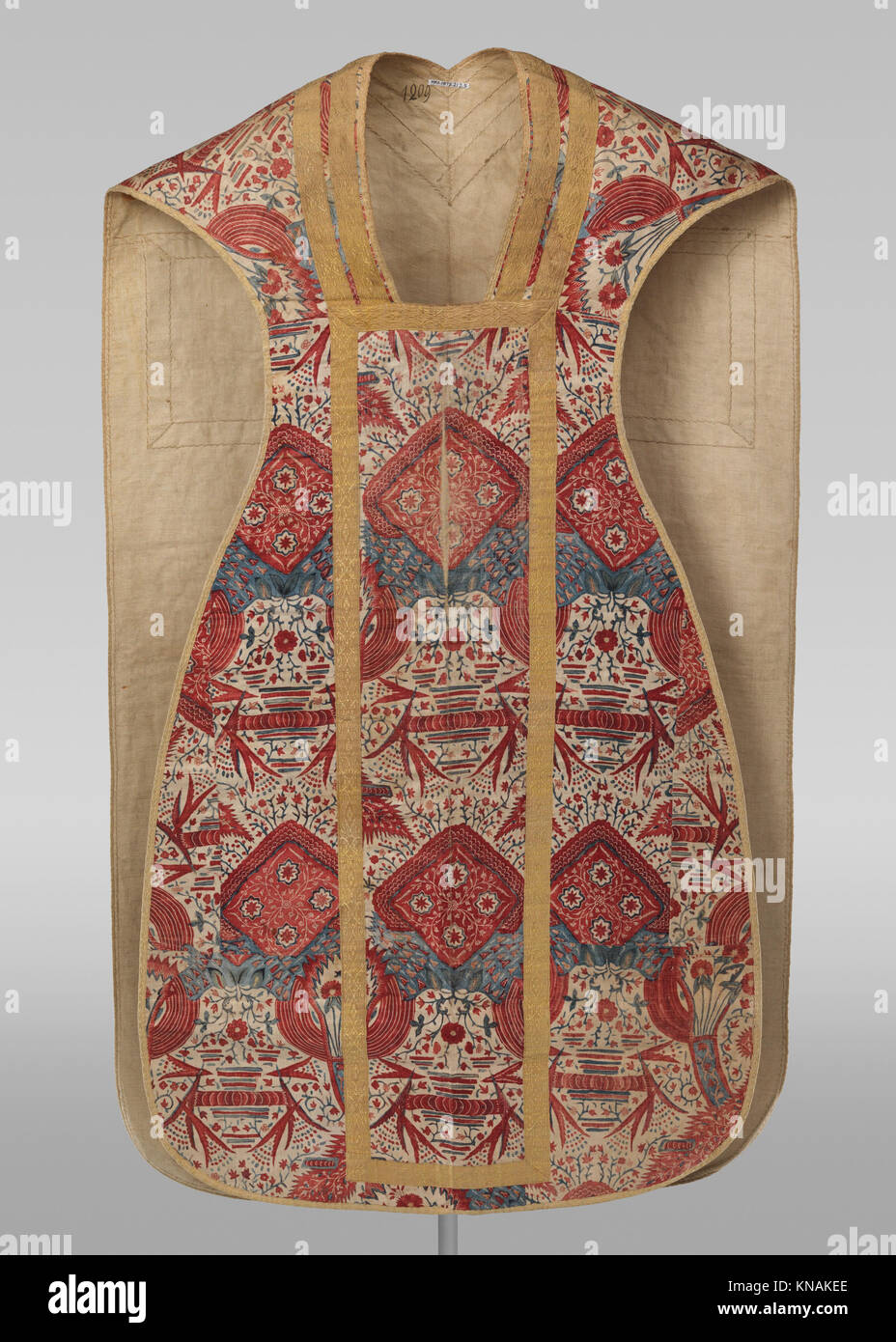 This chasuble is a liturgical vestment used in Christian religious ...