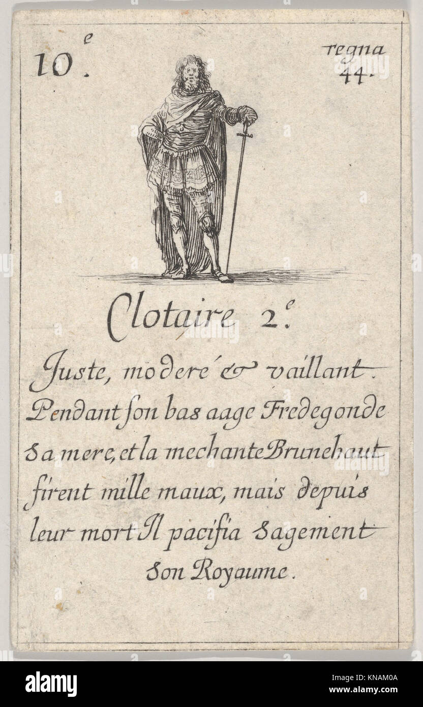 This artwork portrays Clotaire II, providing historical insight into ...