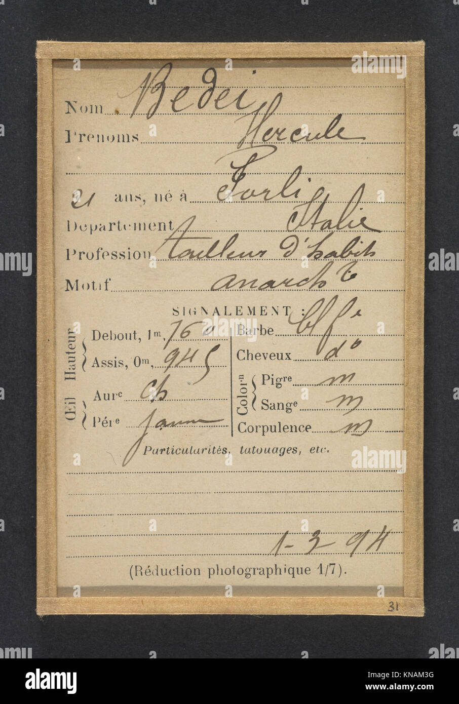 This image appears to be a portrait or identification of a person named ...