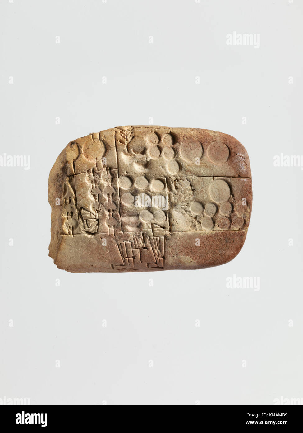 This cuneiform tablet contains an administrative account documenting ...
