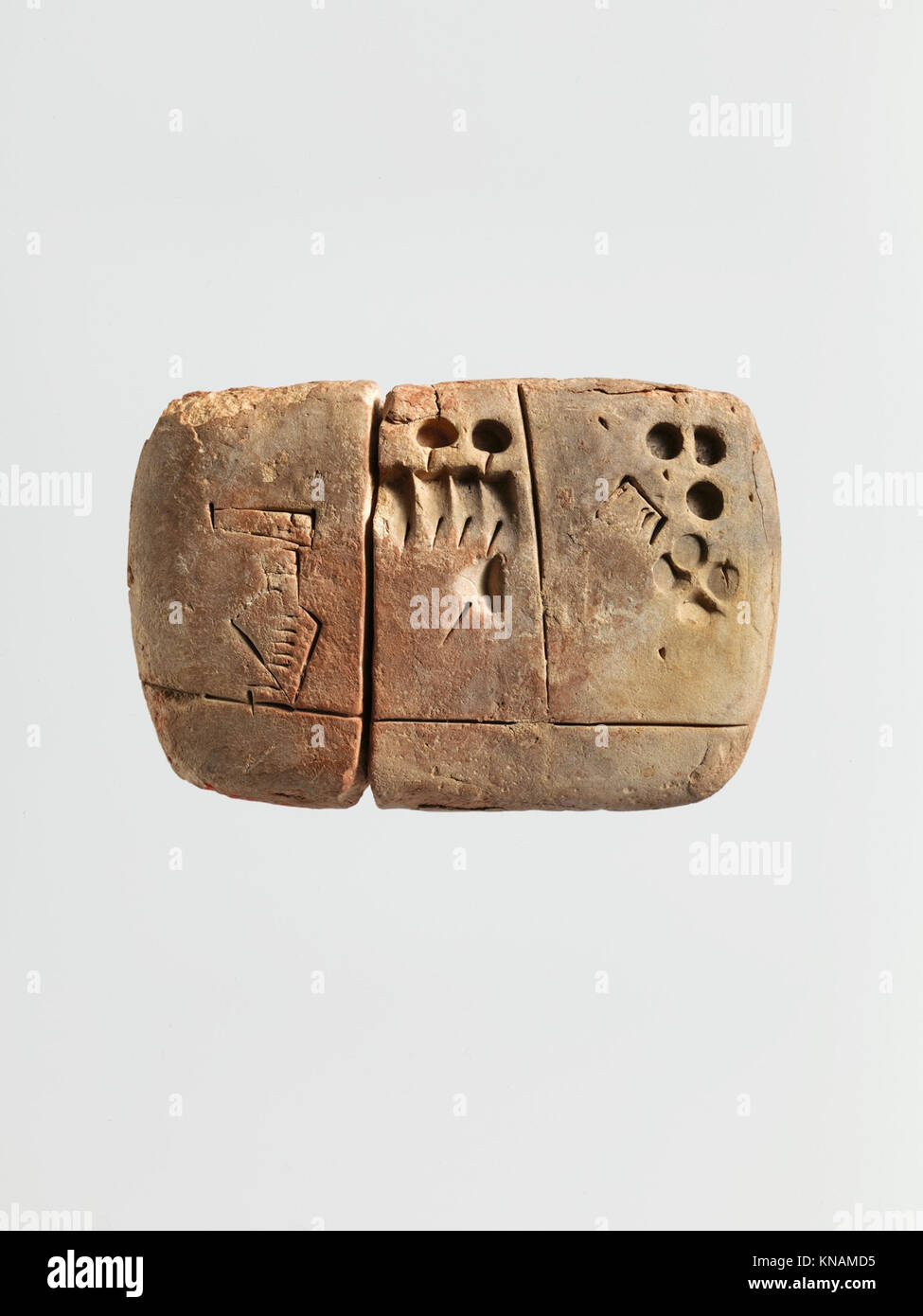 This cuneiform tablet, dating from ancient Mesopotamia, records an ...