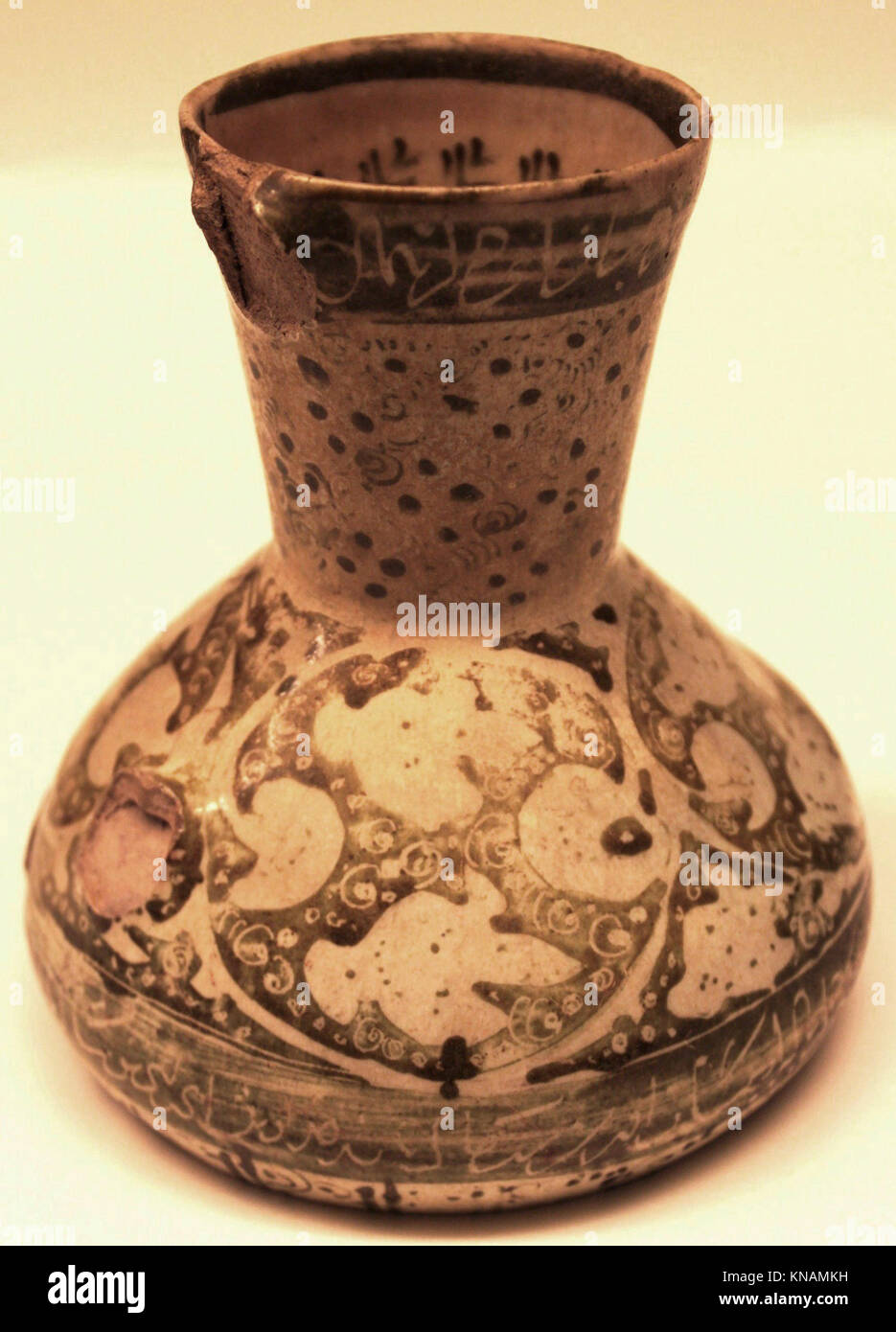An ewer fragment demonstrating material and artistic craftsmanship ...