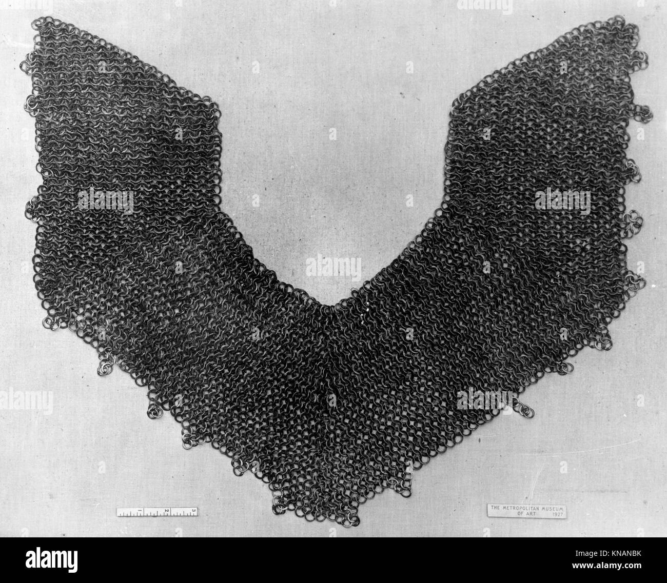 This collar of mail illustrates medieval chainmail craftsmanship ...