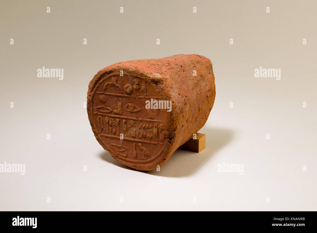 This funerary cone, dating to ancient Egypt, bears inscriptions ...