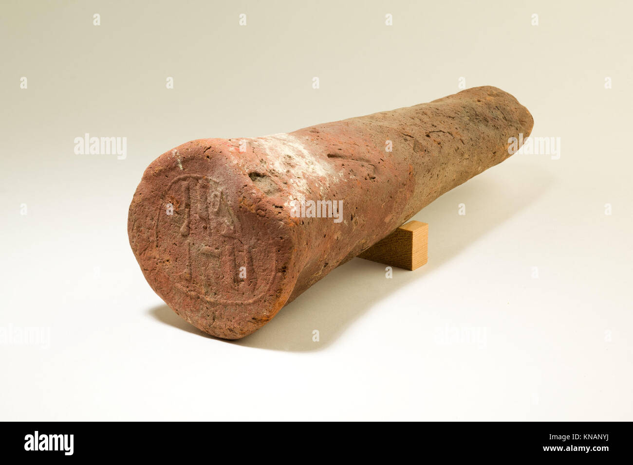 This funerary cone represents an ancient Egyptian artifact used in ...