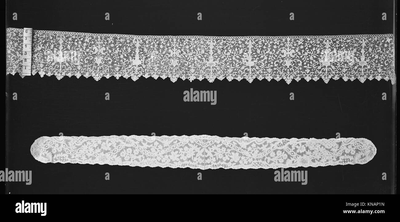 This flounce, a decorative fabric trim, was used to embellish garments ...