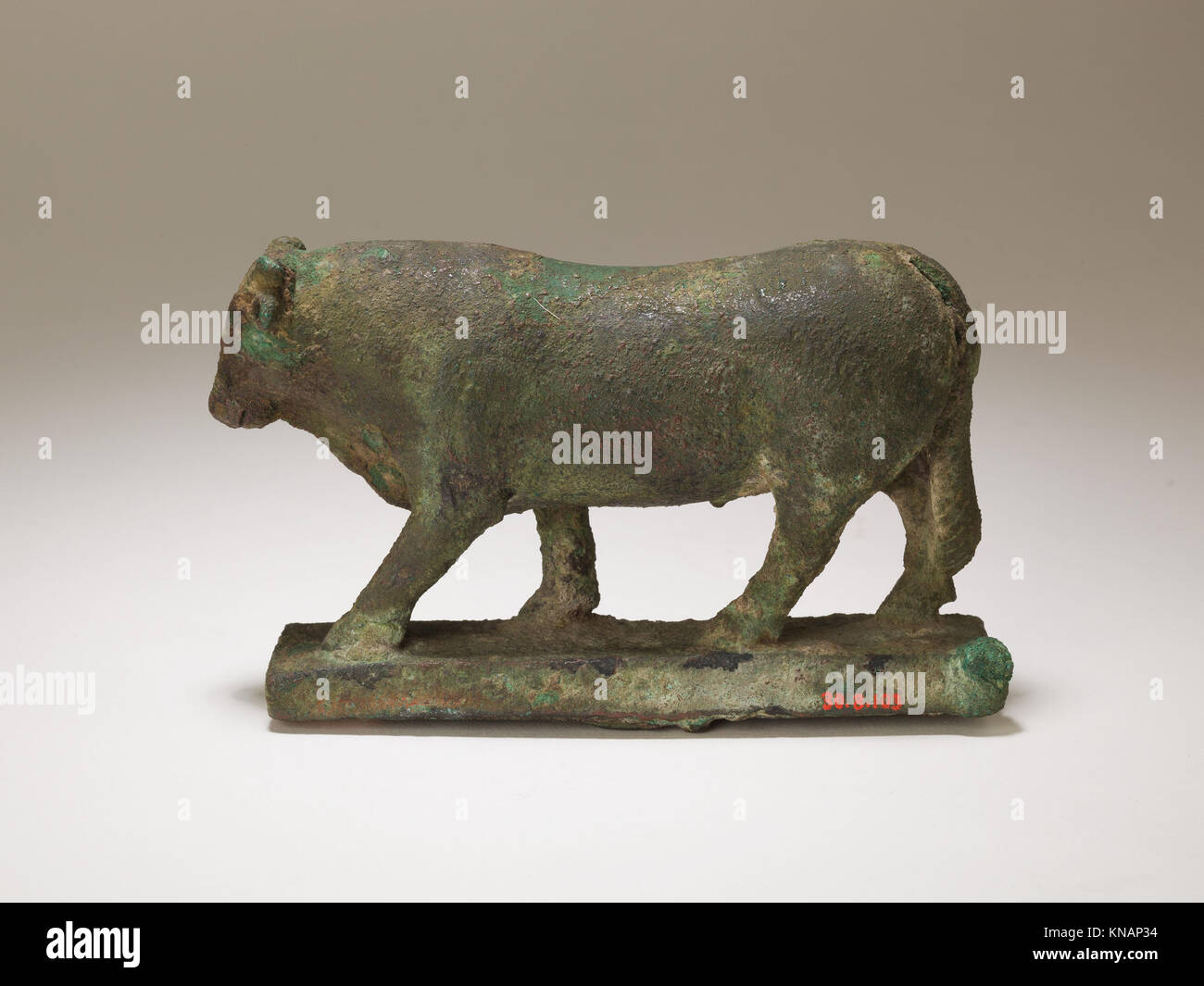 This sculpture of a bull showcases the power and strength associated ...