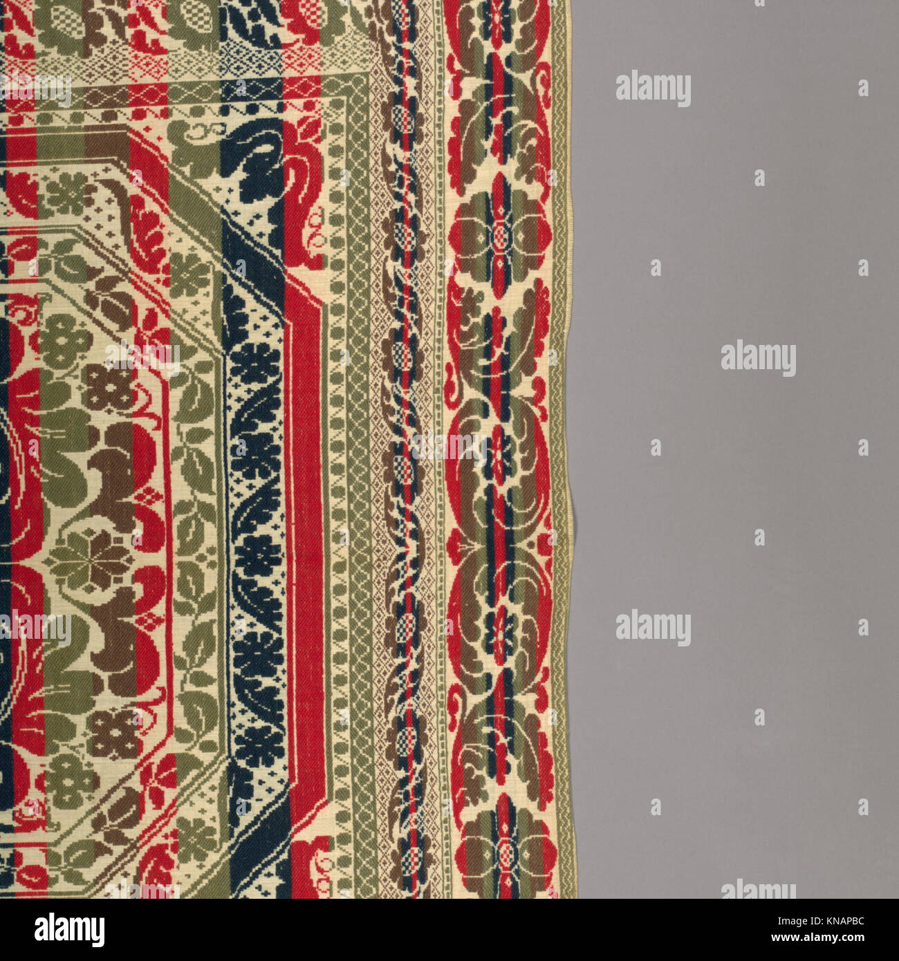 Traditional woven coverlet hi-res stock photography and images - Alamy