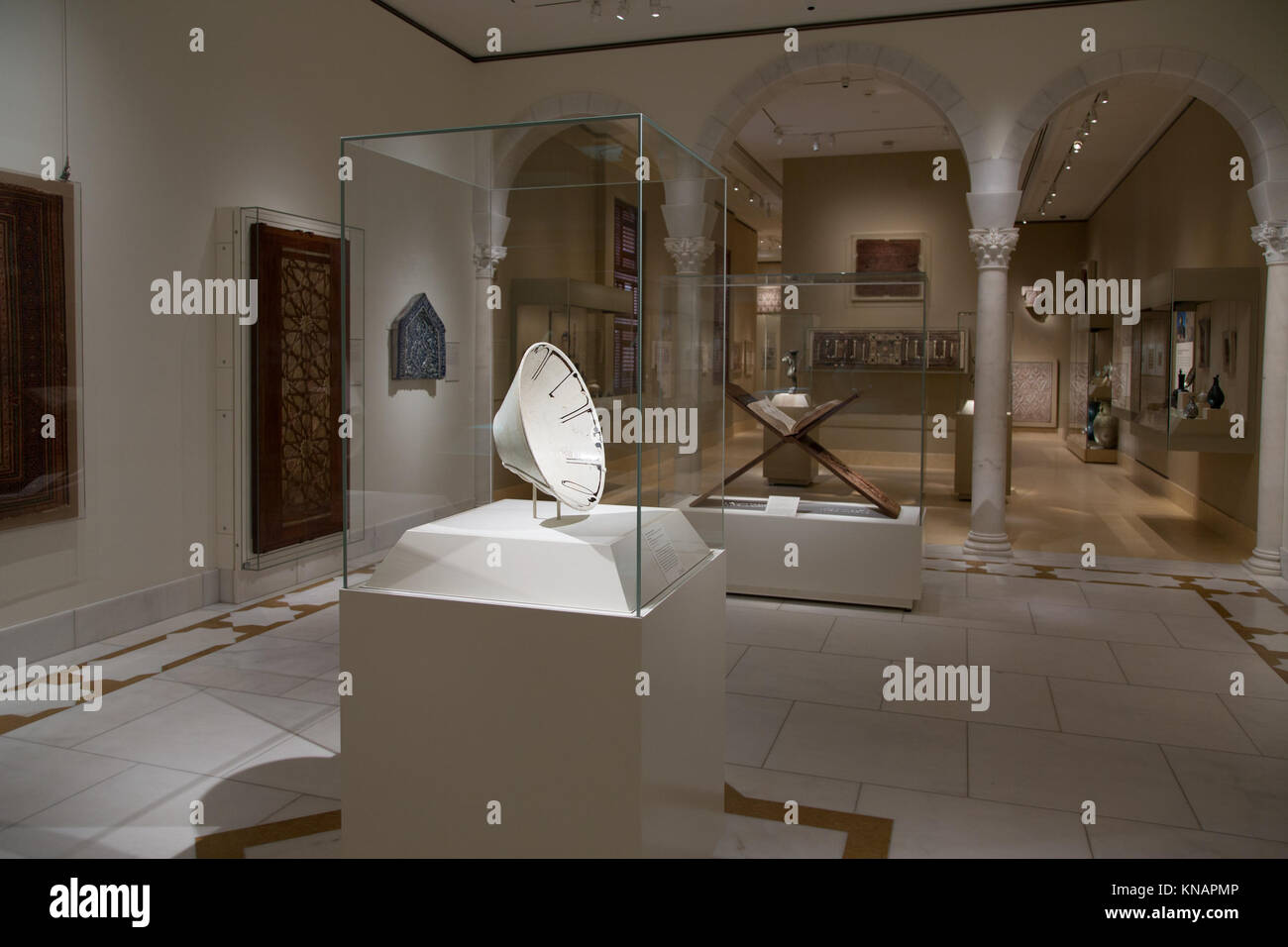 This bowl features intricate Arabic inscriptions, showcasing both the ...