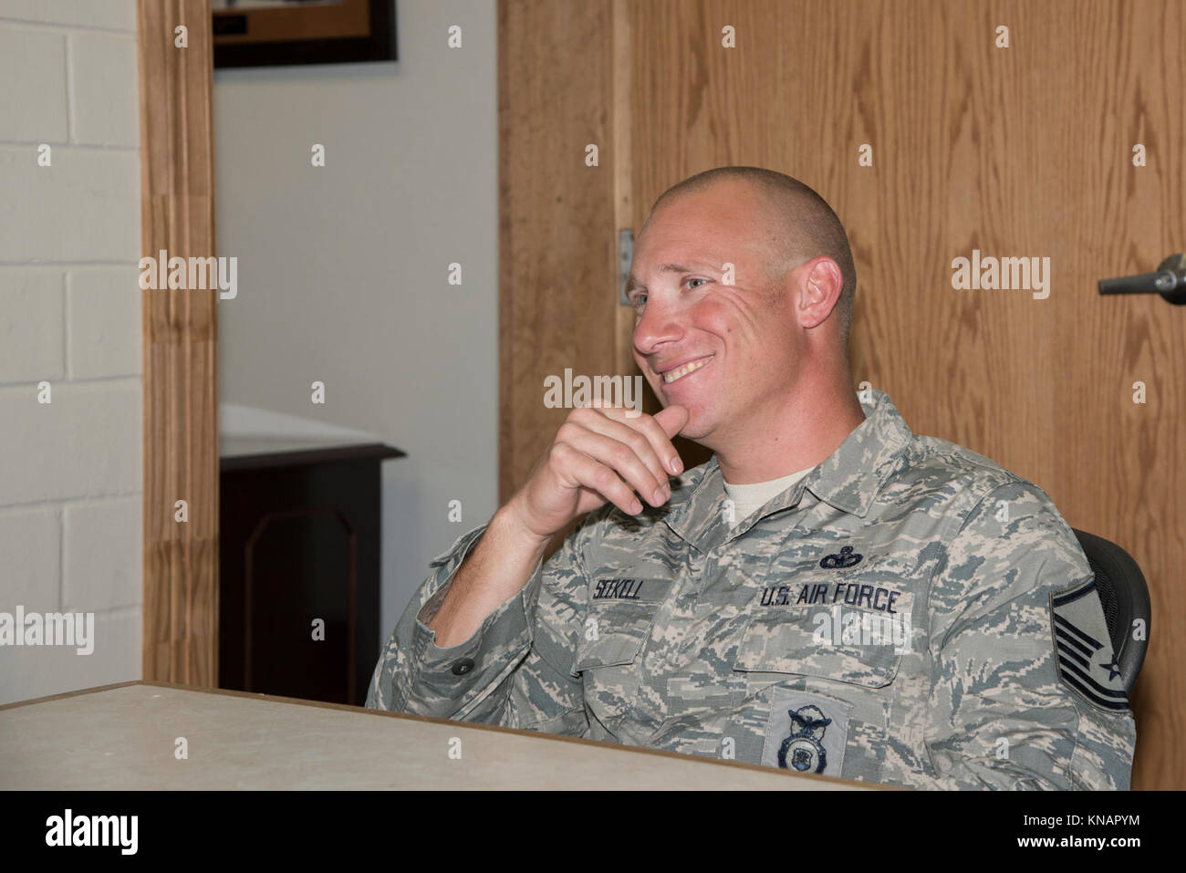 Master Sgt. Benjamin Seekell, 343rd Training Squadron Security Forces ...