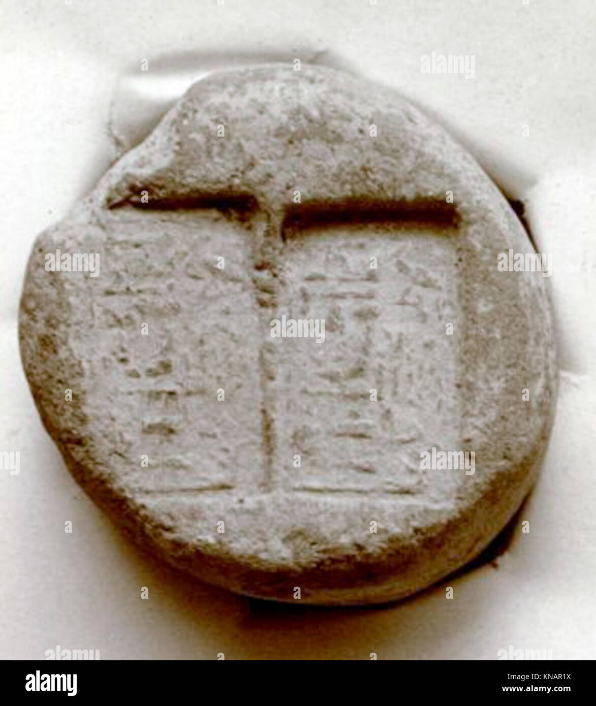 This funerary cone, from the tomb of Djehutimose, reflects the burial ...