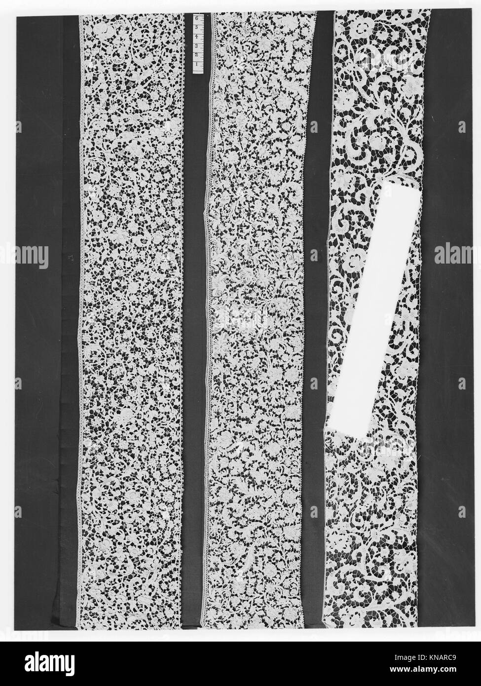 This historical fragment represents part of a larger object, showing ...