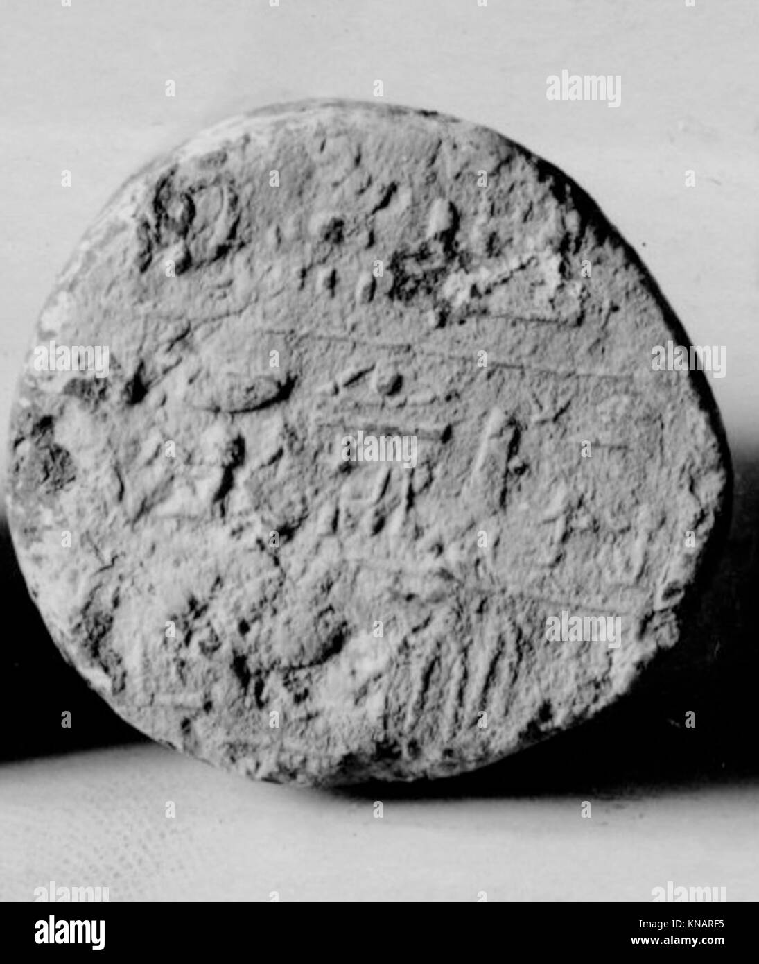 This funerary cone belonged to Nebamun, an ancient Egyptian scribe. It ...