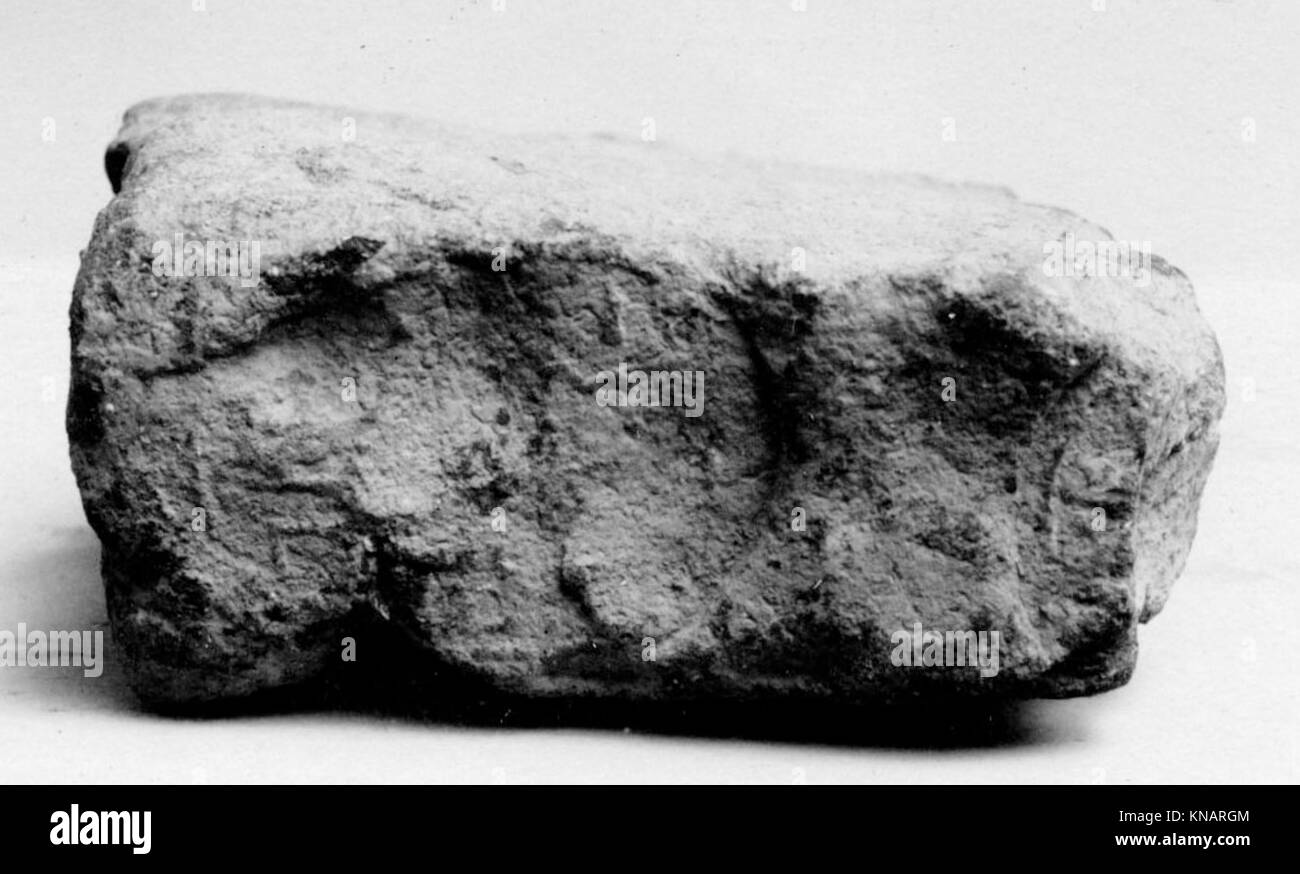 This brick, stamped with a funerary cone seal, provides insights into ...