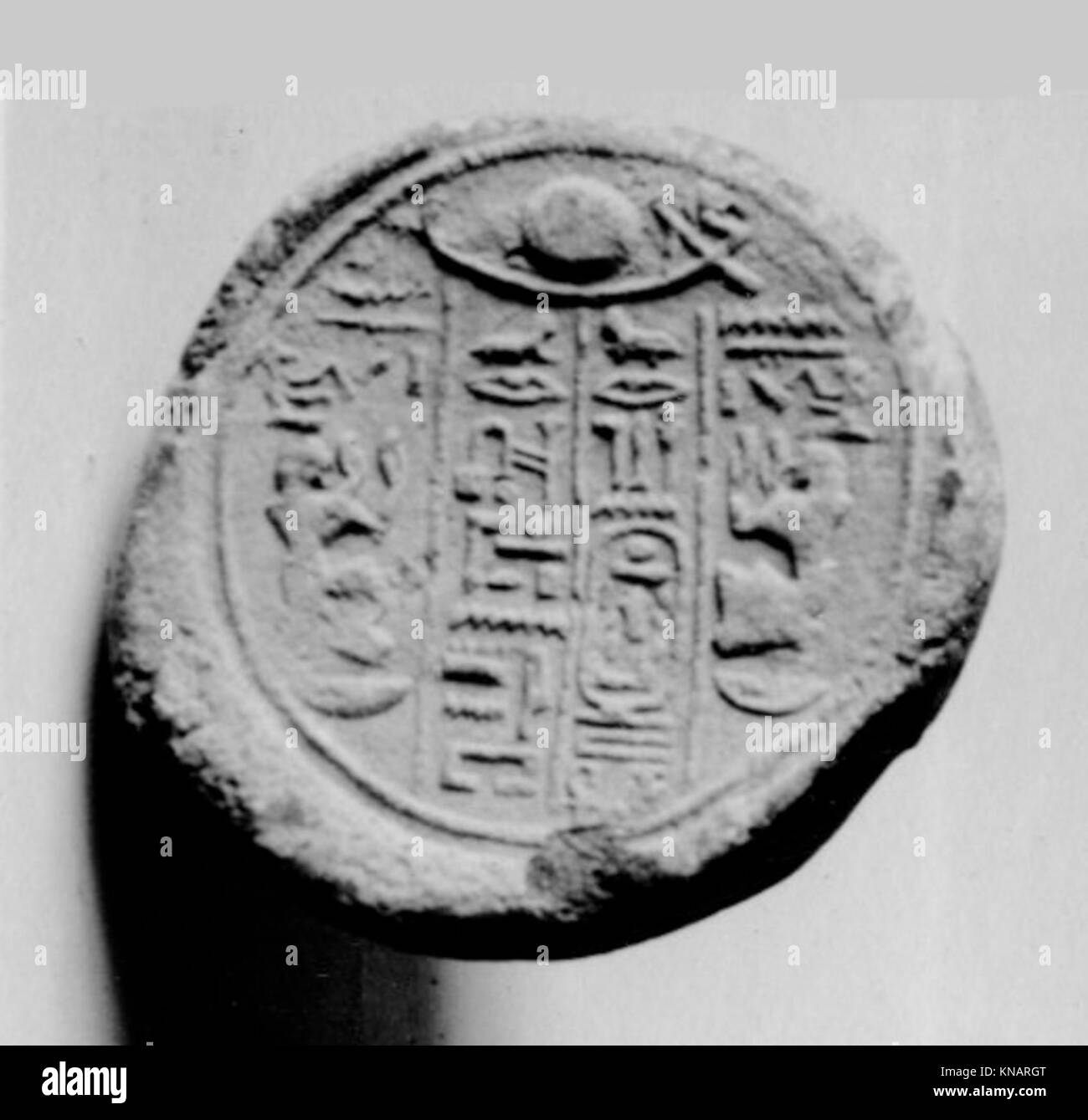 This funerary cone, inscribed for the scribe Neta, was used as a grave ...
