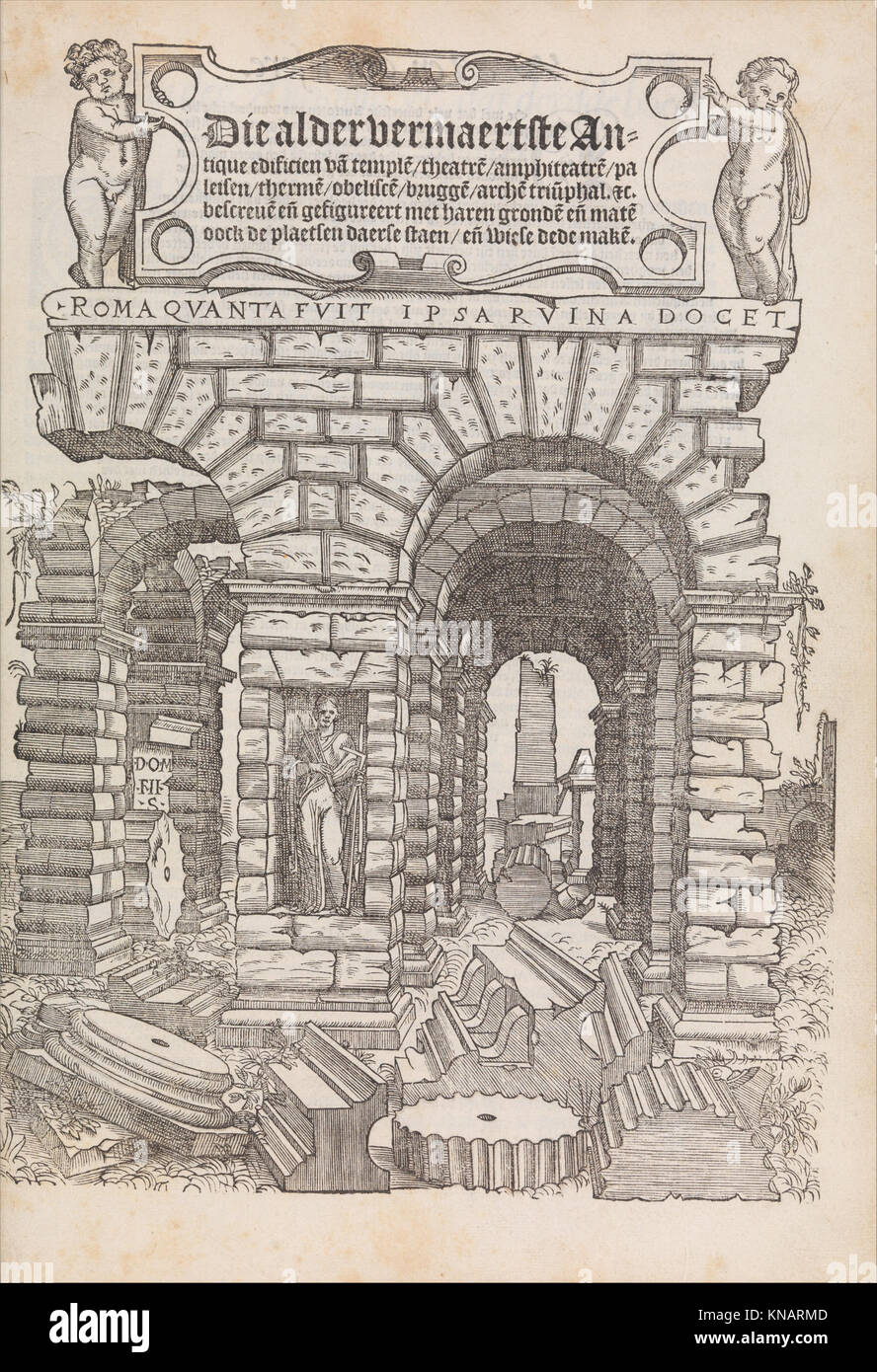 'Den eersten boeck van architecturen' is an early architectural book ...