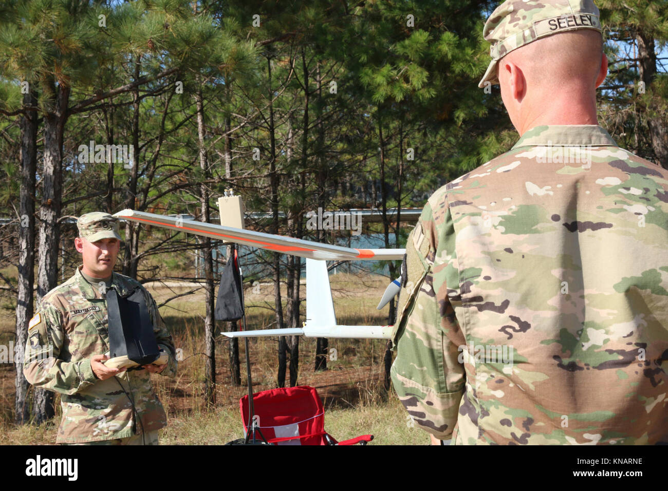 Staff Sgt. Justin S. Seeley and Staff Sgt. Joshua Maynard, assigned to ...