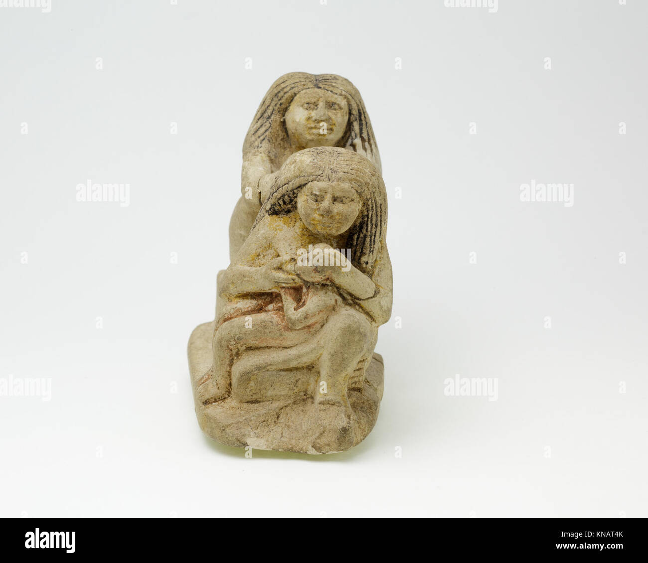 This painting shows two women and a child, reflecting family ...