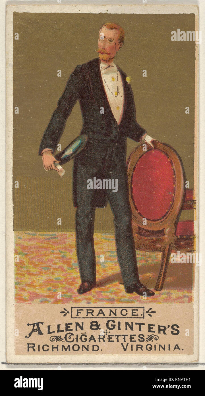 This card from the 'Natives in Costume' series depicts a native of ...