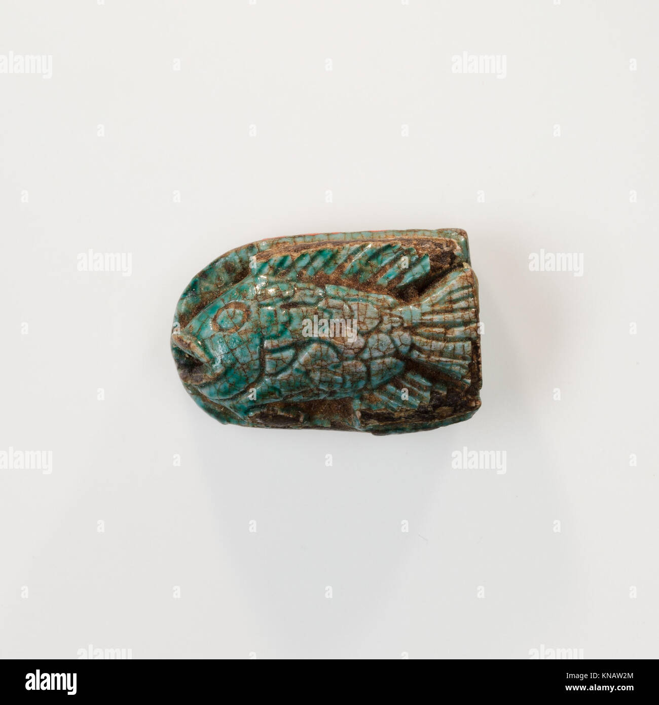 This fish-shaped amulet is inscribed with the cartouche of Queen Ahmose ...