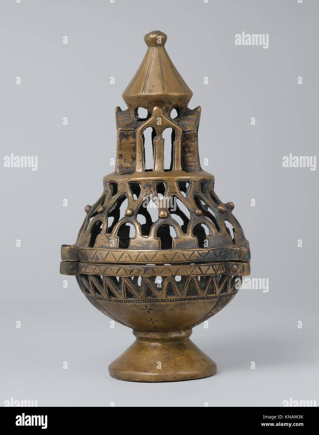 This censer is a ceremonial vessel, designed for burning incense. It is ...