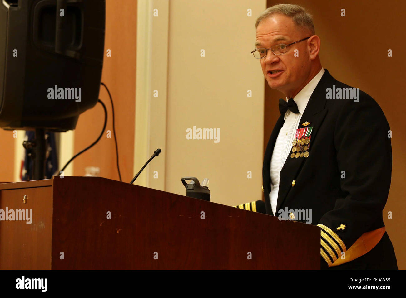 U.S. Navy Capt. Philip Hedges, chaplain, Marine Corps Installation East ...