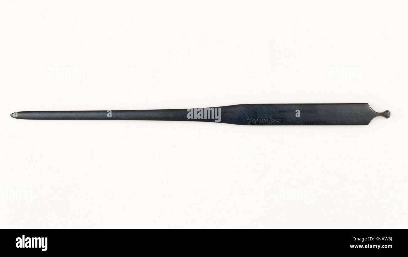 This hairdressing tool, known as a Kogai, was used in traditional ...