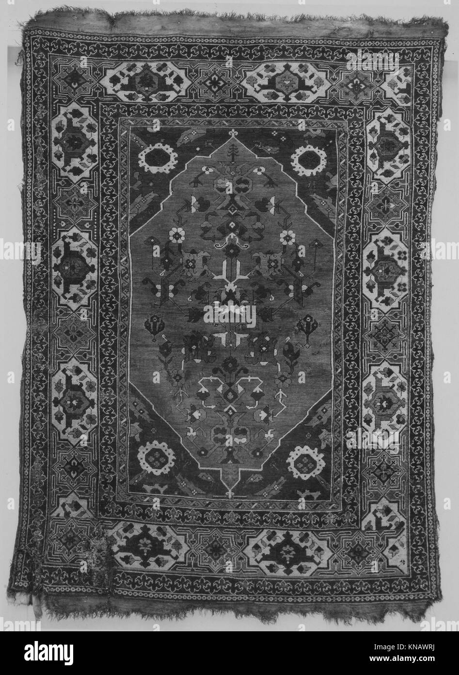 This is an image of Carpet MET 53619, a historical textile documented ...