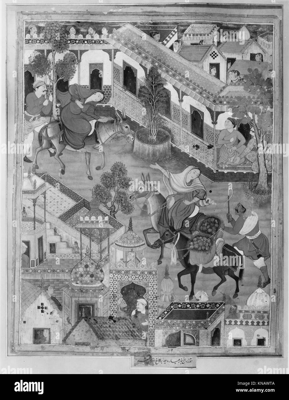 This folio from the Hamzanama (Book of Hamza) depicts the spy Zambur ...