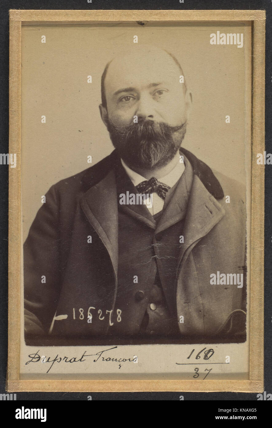 This portrait depicts FranÃ§ois Louis Duprat, a 34-year-old wine ...