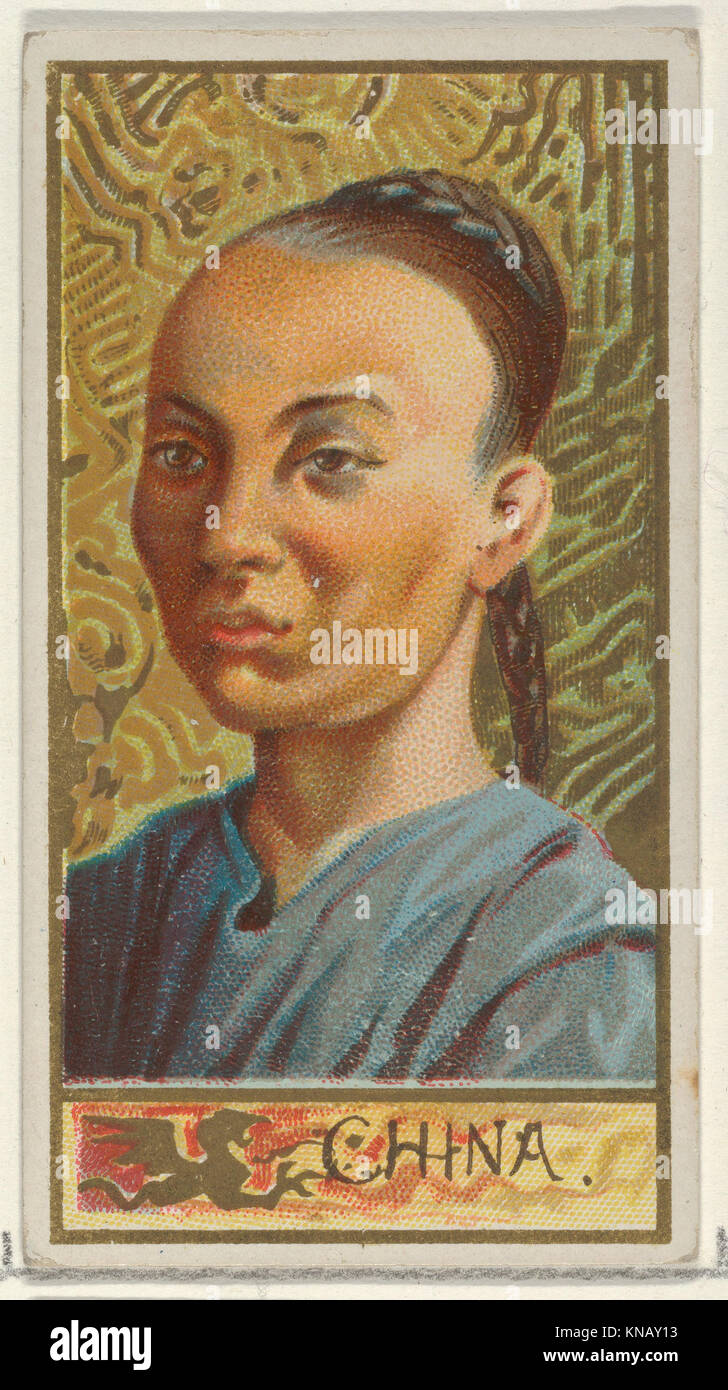This card shows China in the 'Types of All Nations' series, capturing ...