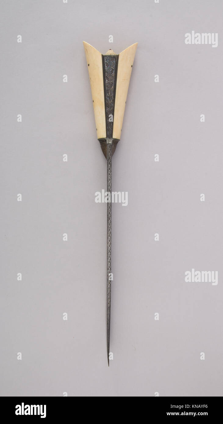 A yatagan dagger with its sheath, a weapon historically used in the ...