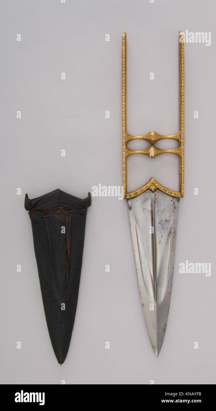 This katar dagger, a traditional weapon from South Asia, features ...