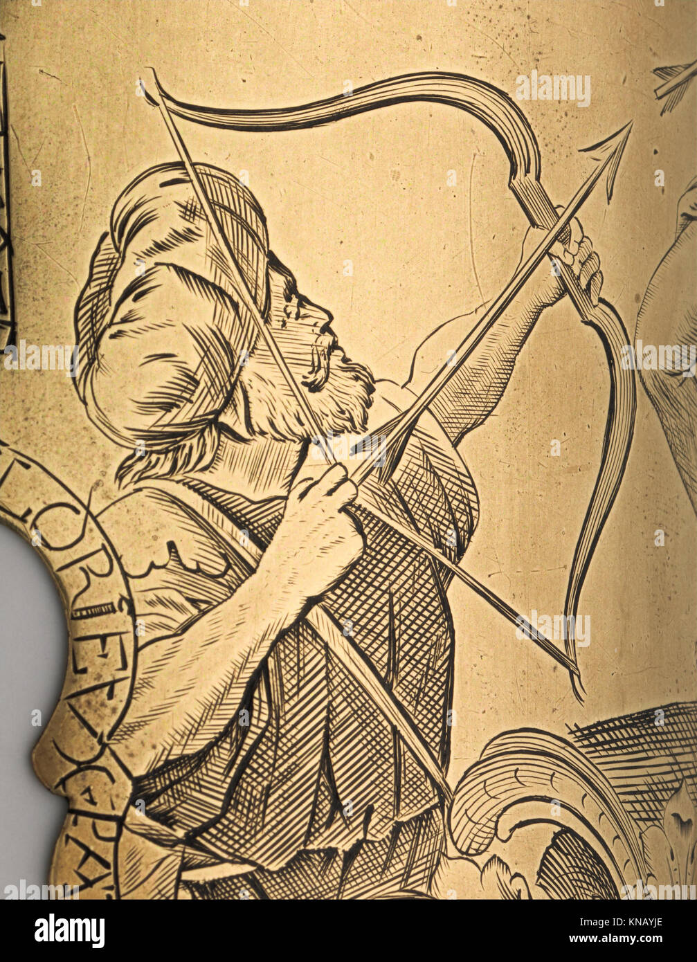 This arm guard, or bracer, was designed for use in archery, offering ...