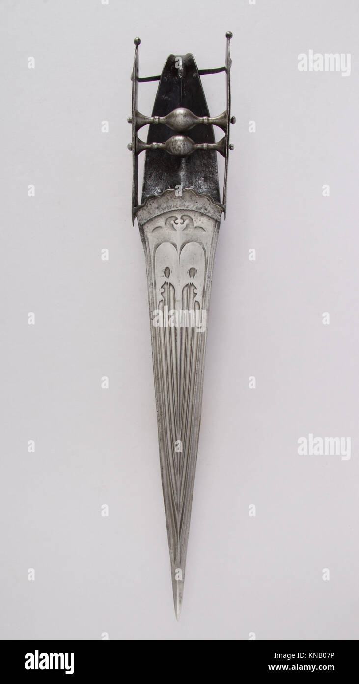 This katar, a type of Indian dagger, features a unique design with a ...