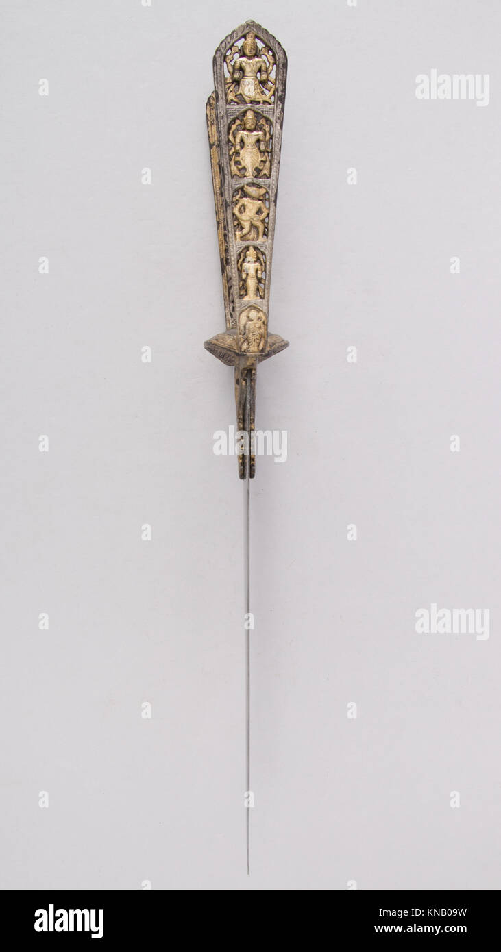 This katar dagger, cataloged as MET 36.25.949, is a traditional Indian ...