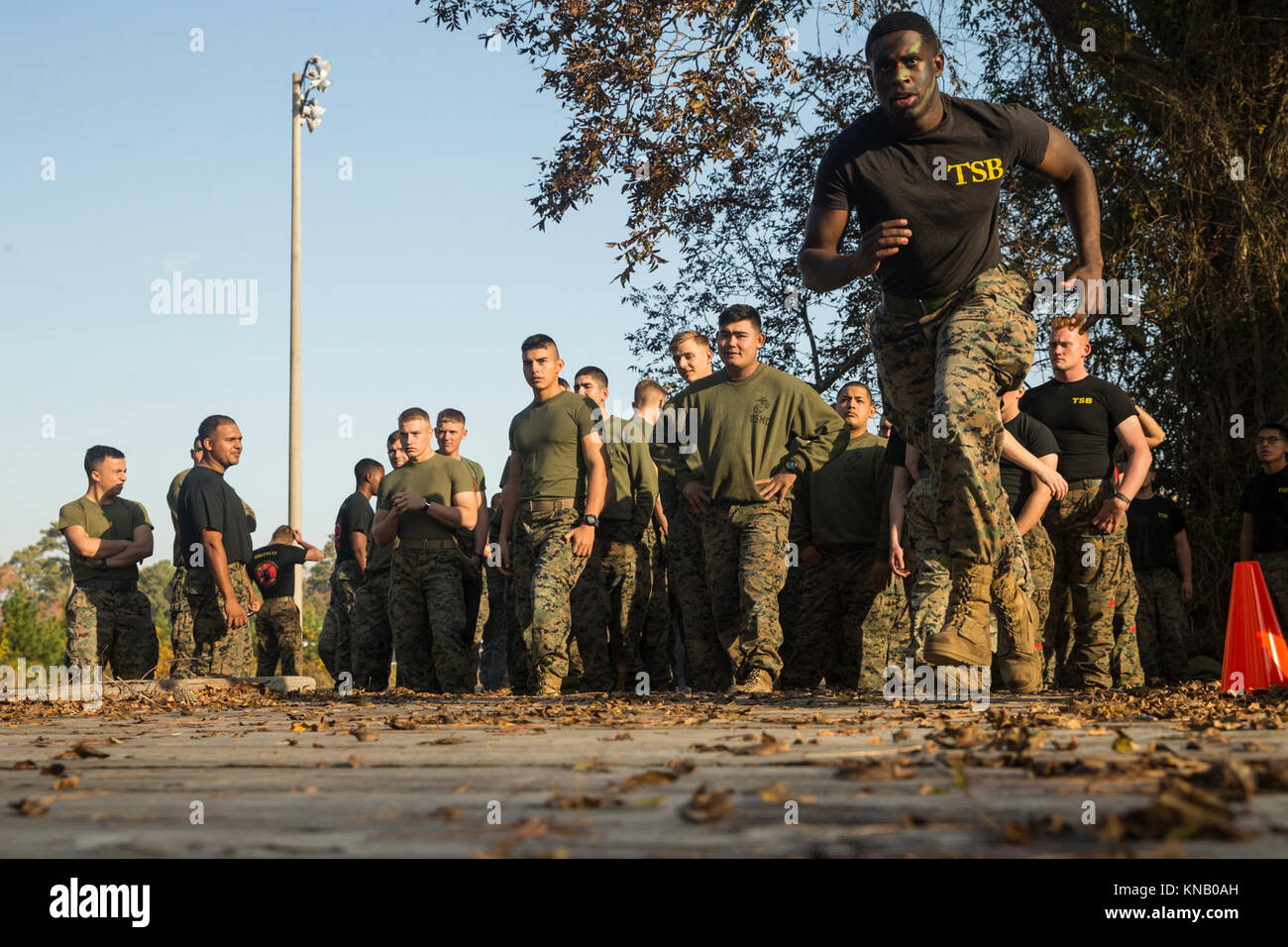 U.S. Marine Corps Cpl. Marcus Byrd, an administrative specialist with ...