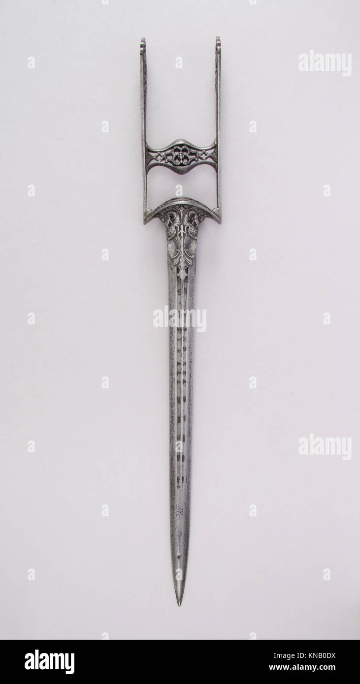 This katar, a type of Indian dagger, features a distinctive design with ...