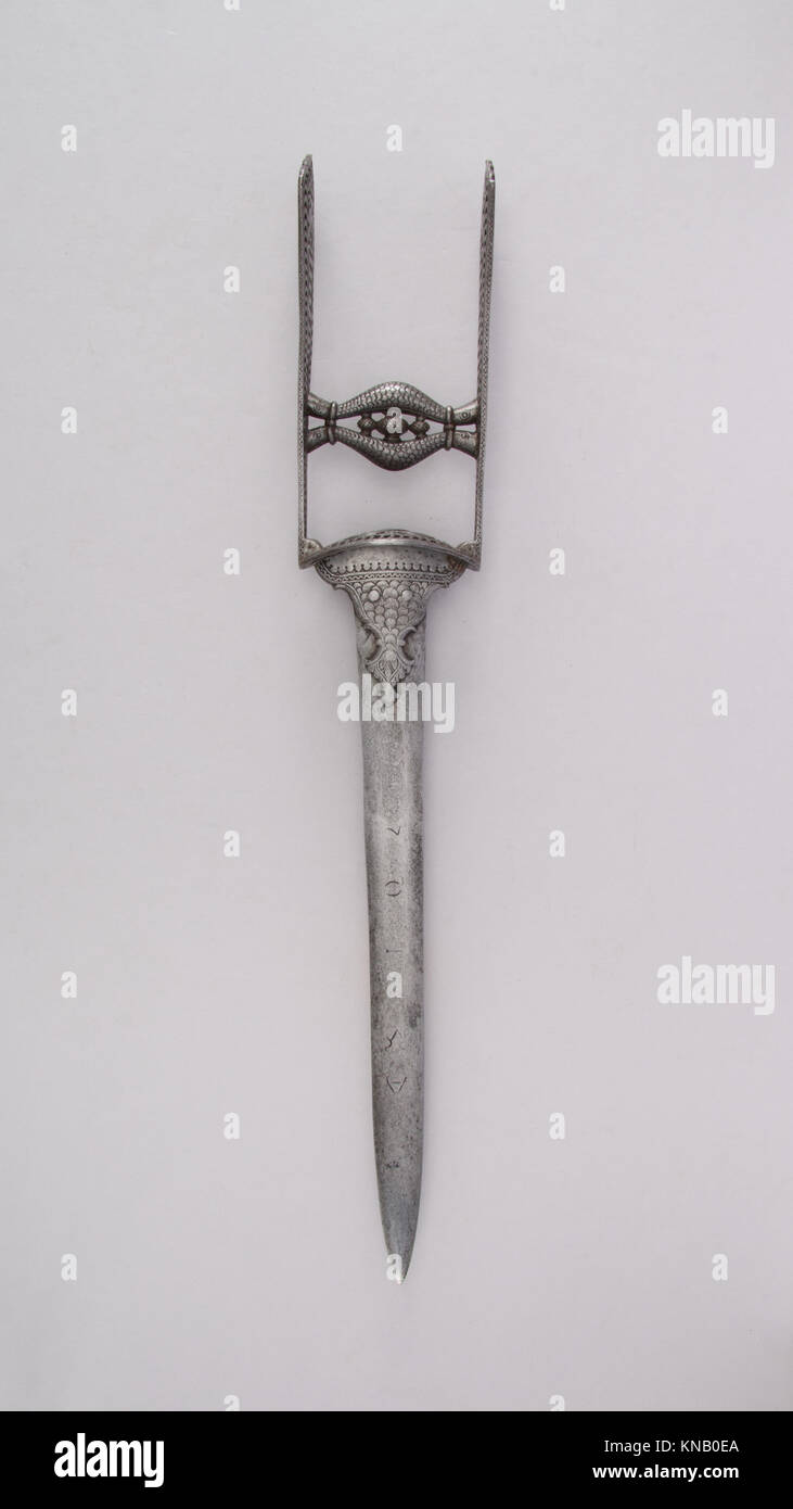 This katar dagger, characterized by its unique design, was a weapon ...