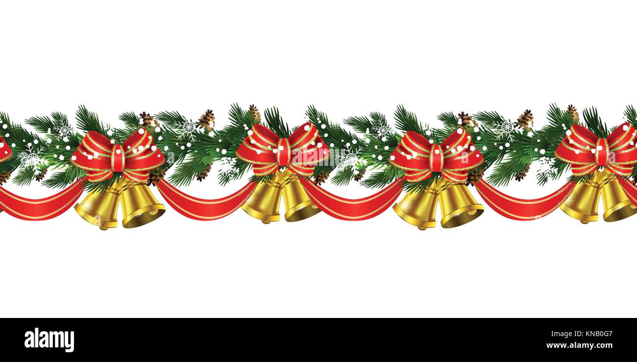 Vector Christmas Border Stock Vector Image & Art - Alamy
