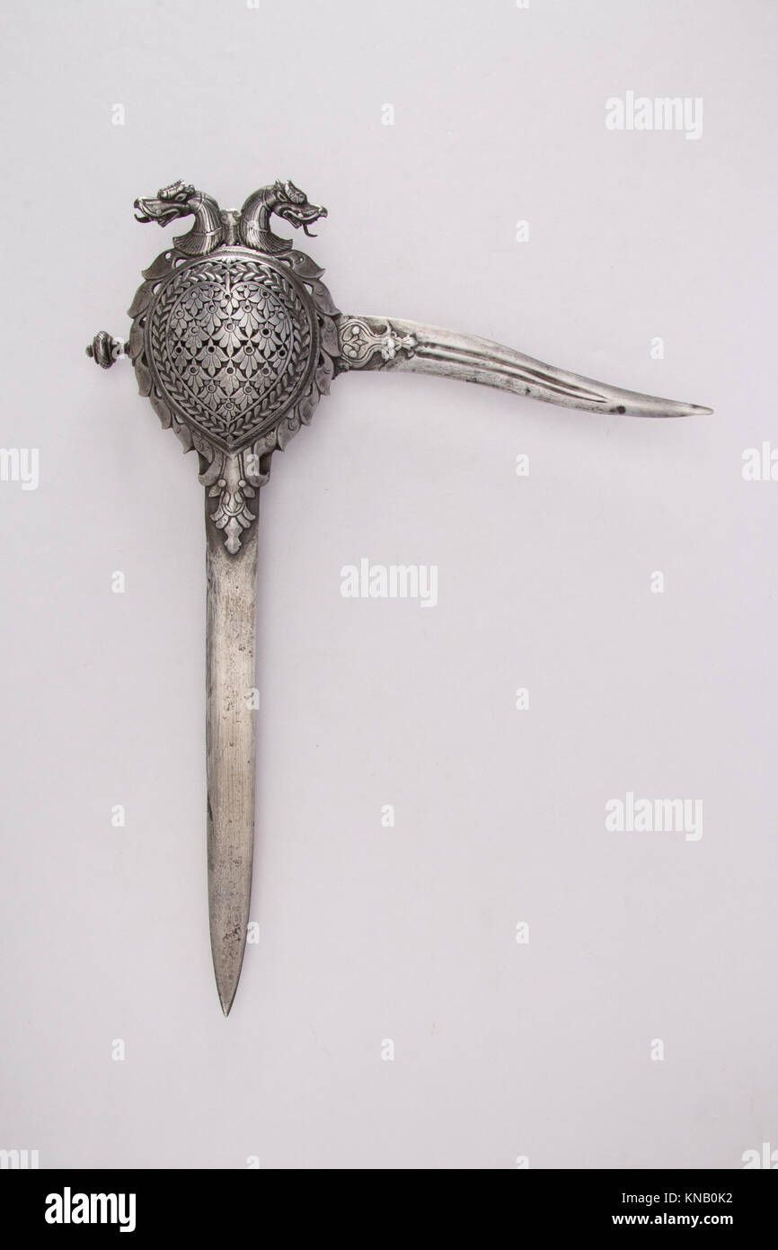 This Katar dagger, originating from South Asia, is known for its unique ...